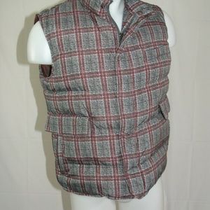 Isaia | Jackets & Coats | Isaia Opallone Quilted Gray Plaid Down Puffer ...